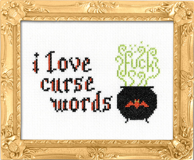 I Love Curse Words by Mr. Stevers – Subversive Cross Stitch