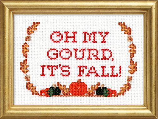 PDF: Oh My Gourd, It's Fall by Mr. Stevers – Subversive Cross Stitch