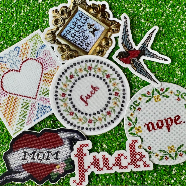 Subversive Sticker Pack – Subversive Cross Stitch