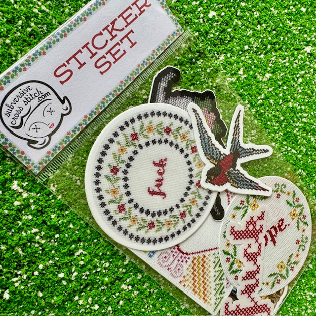 Subversive Sticker Pack – Subversive Cross Stitch