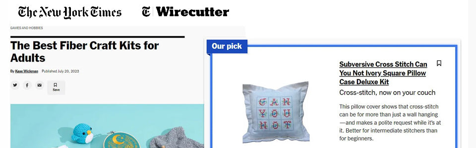 Subversive Cross Stitch