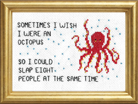 Octopus Slap by stitchcraftBy Fwass – Subversive Cross Stitch