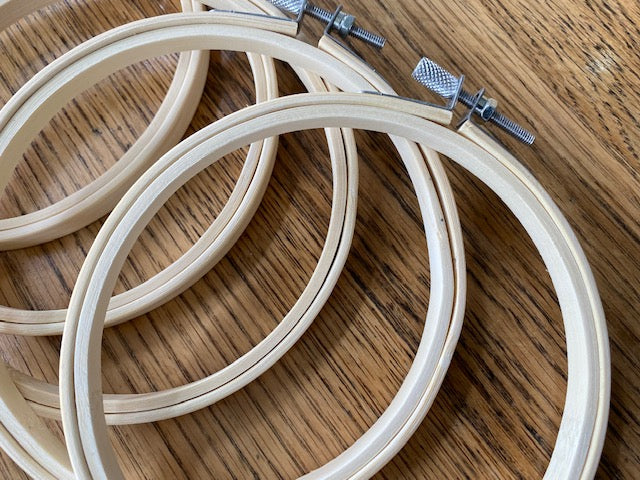 5" Bamboo Wood Embroidery Hoop – Subversive Cross Stitch