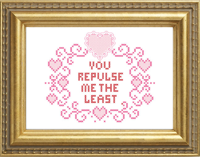 PDF: You Repulse Me The Least by Mr. Stevers – Subversive Cross Stitch