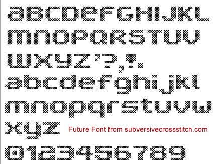 PDF: Future Font – Subversive Cross Stitch