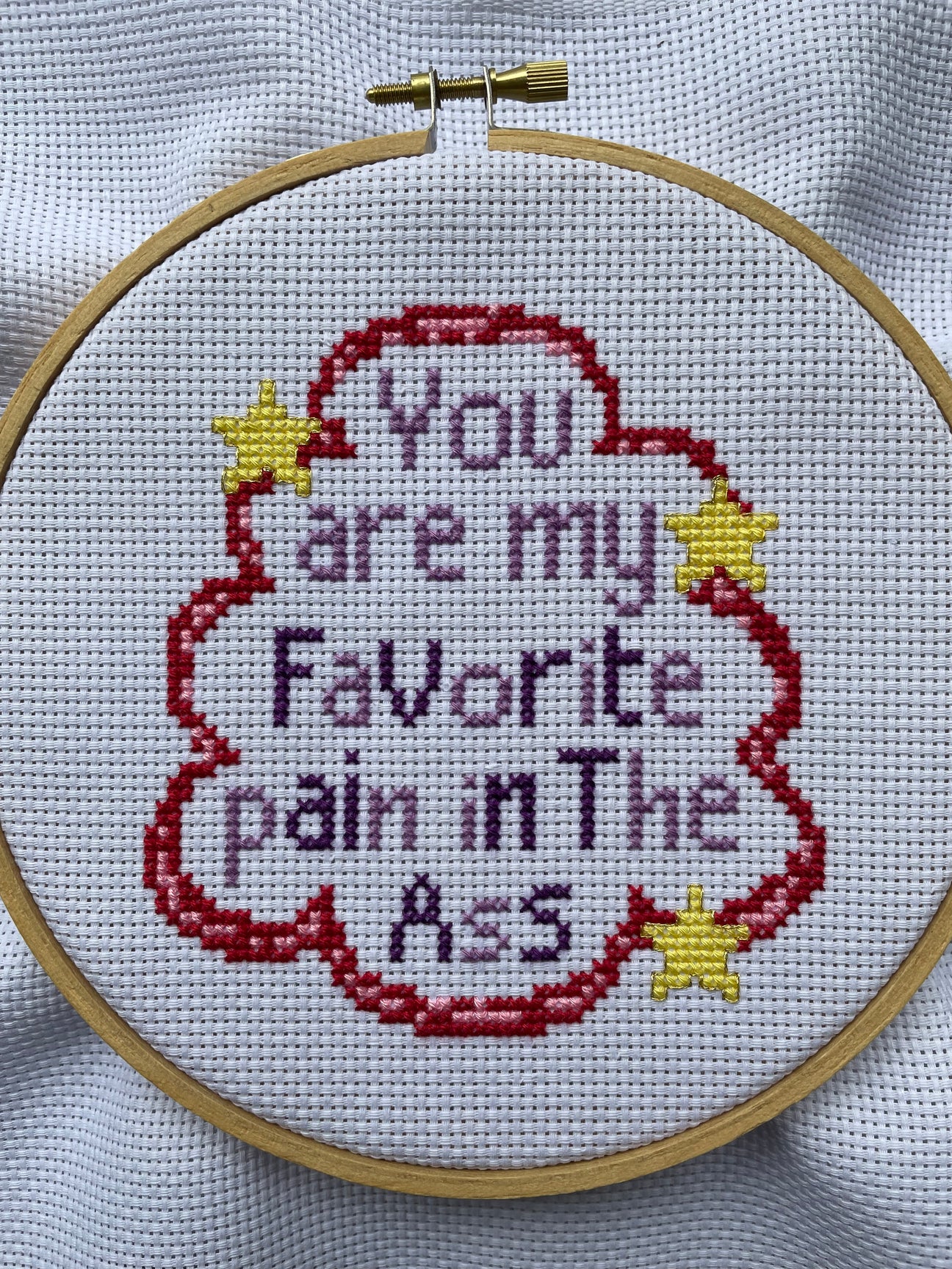 PDF: You Are My Favorite by stitchcraftBy Fwass – Subversive Cross Stitch