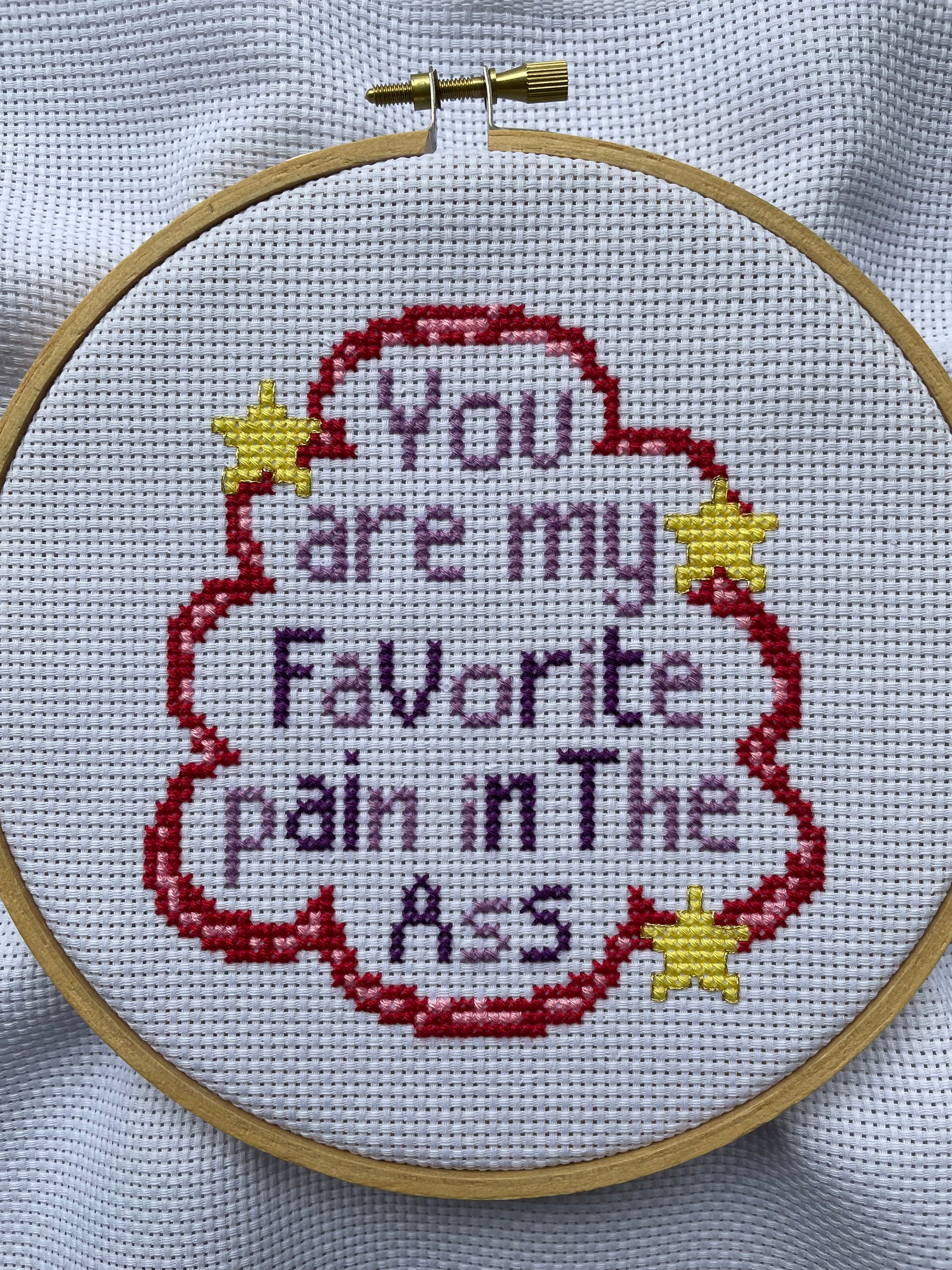 PDF: You Are My Favorite by stitchcraftBy Fwass – Subversive Cross Stitch