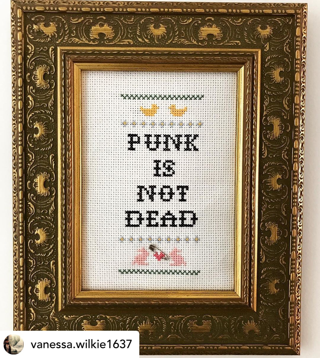 Punk Is Not Dead – Subversive Cross Stitch
