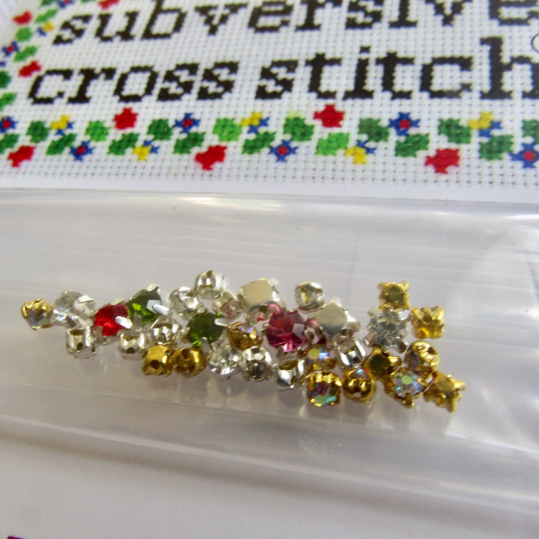 Pack of Tiny Sew-On Rhinestones – Subversive Cross Stitch
