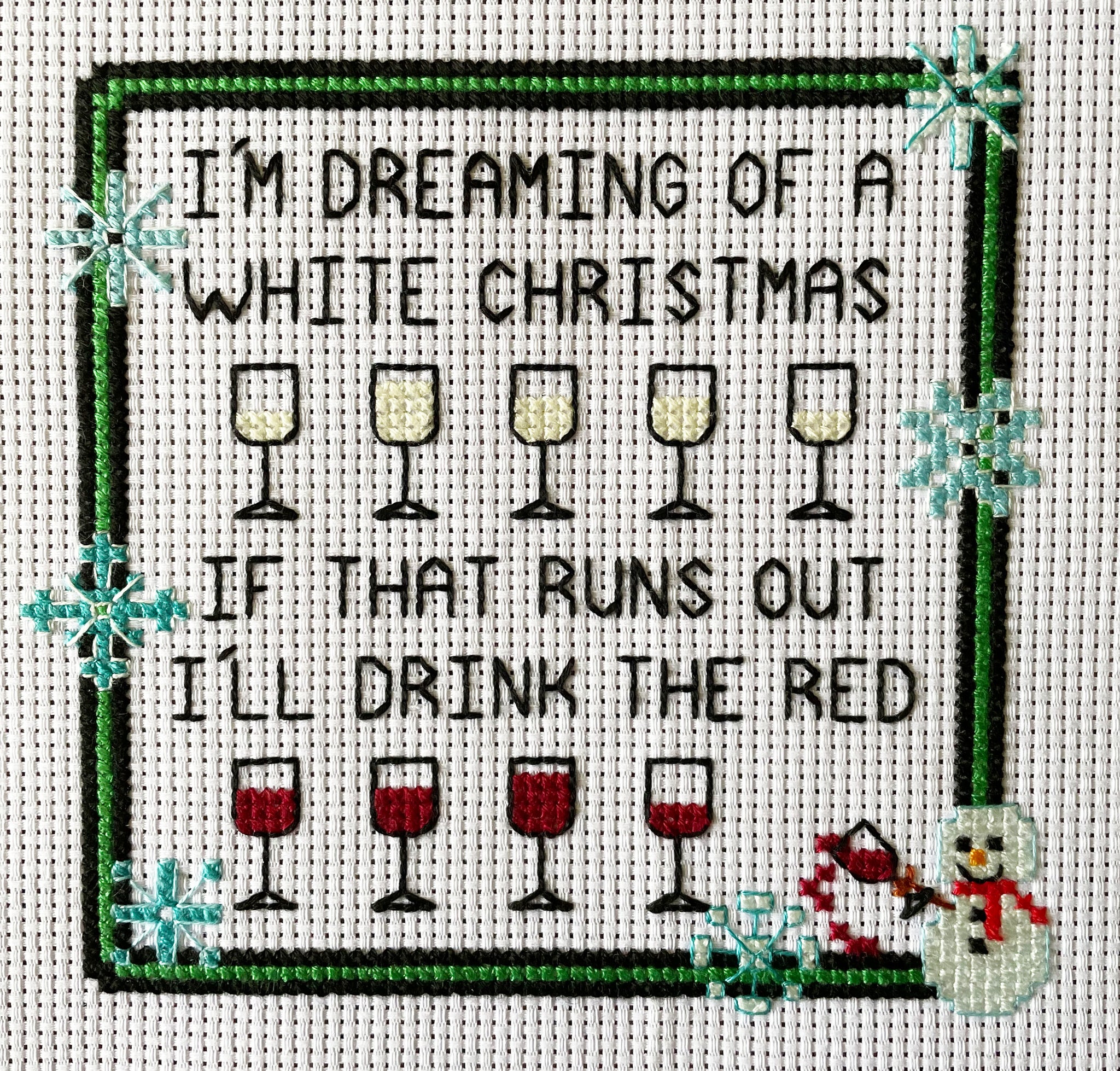 PDF: A White Christmas by stitchcraftBy Fwass – Subversive Cross Stitch